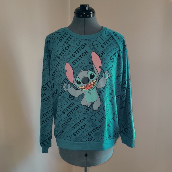 Disney | Shirts & Tops | Disney Lilo Stitch Graphic Sweater | Poshmark